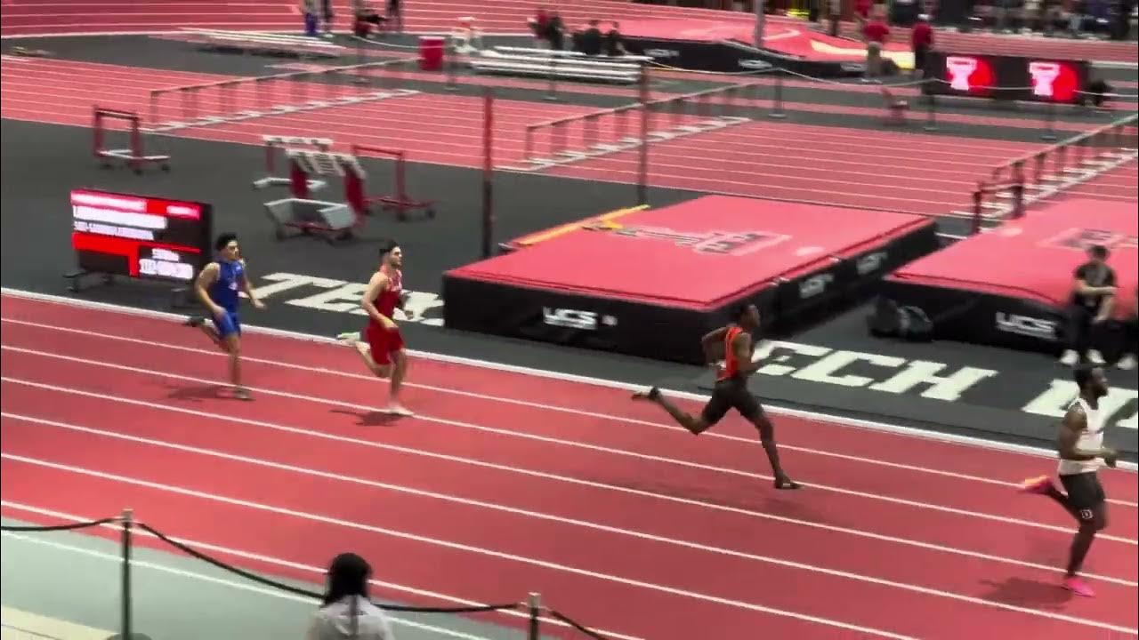 Diego Marquez - 400M race at Texas Tech - 1/17/25 - YouTube