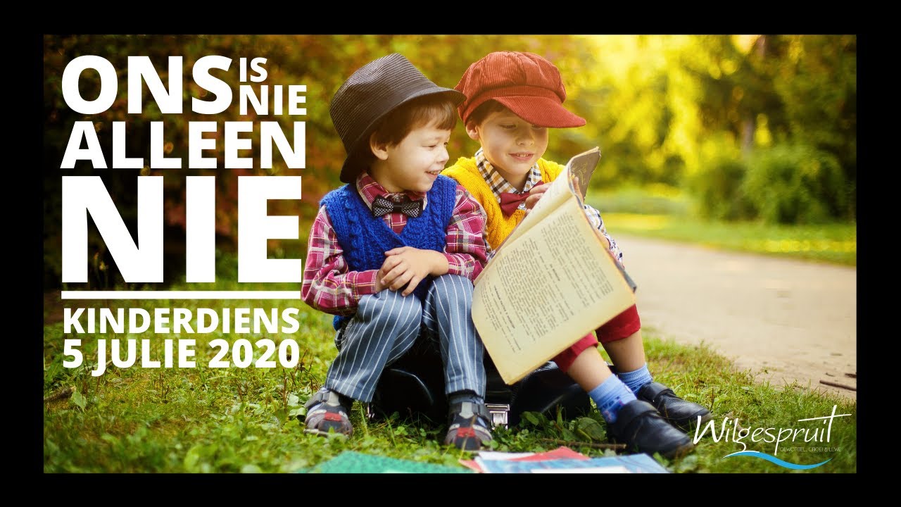 Ons is nie alleen nie - kinderdiens - 5 Julie 2020 - YouTube
