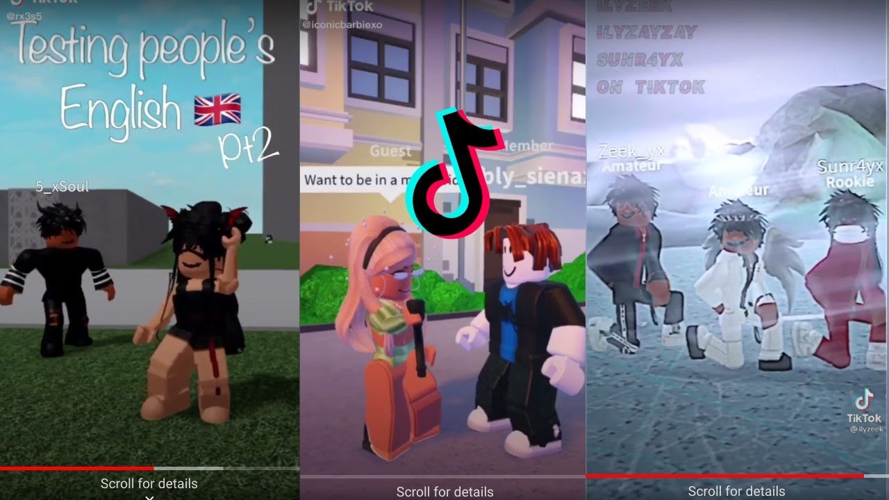 Roblox Tik Tok Compilation 16 Youtube