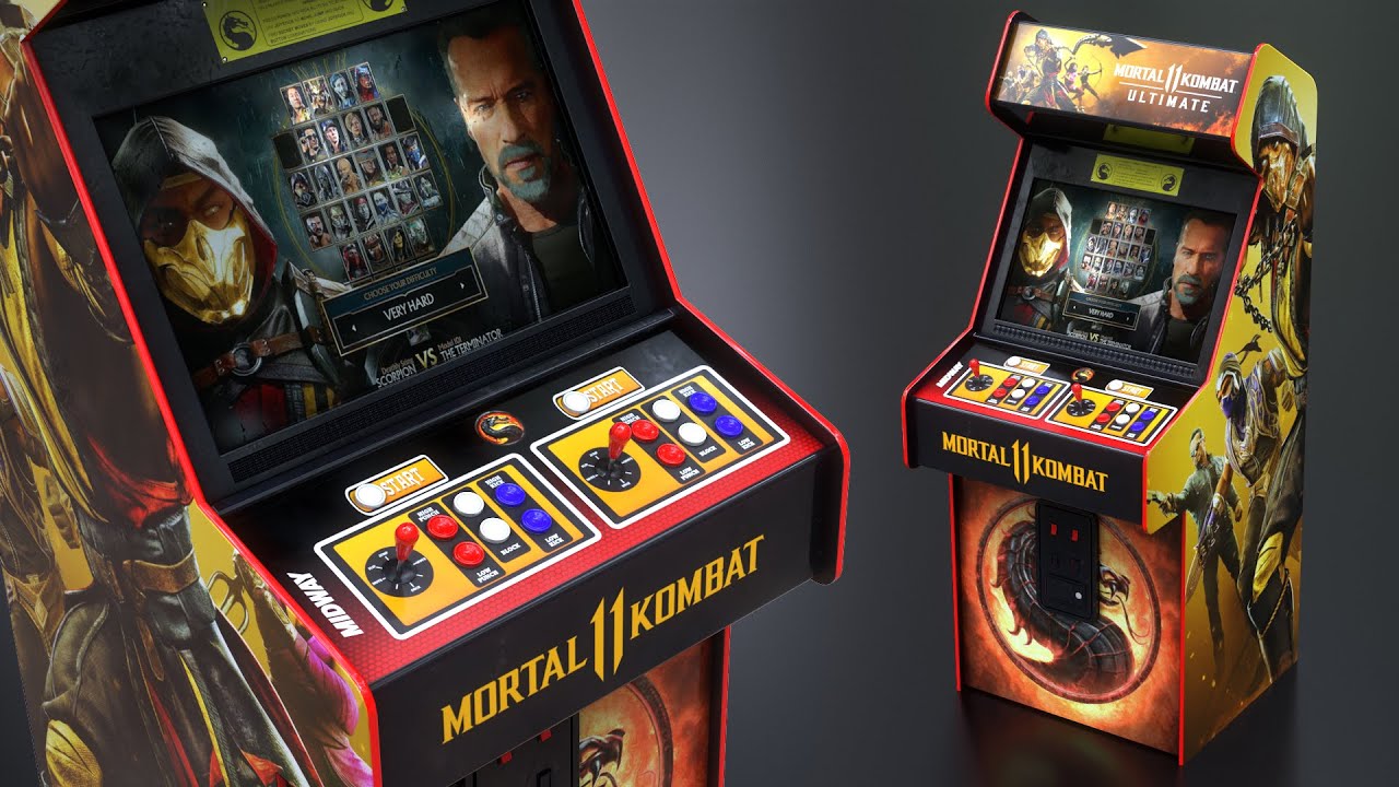 Arcade Game Machine 3D Model CGTRADER - YouTube