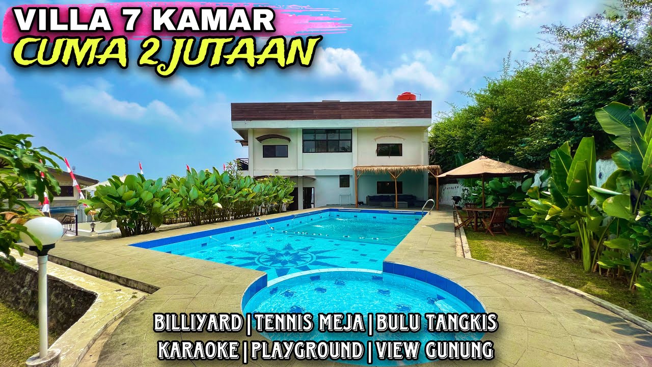 VILLA ZEIN | VILLA BESAR DAN MURAH DI PUNCAK FASILITAS LENGKAP - YouTube