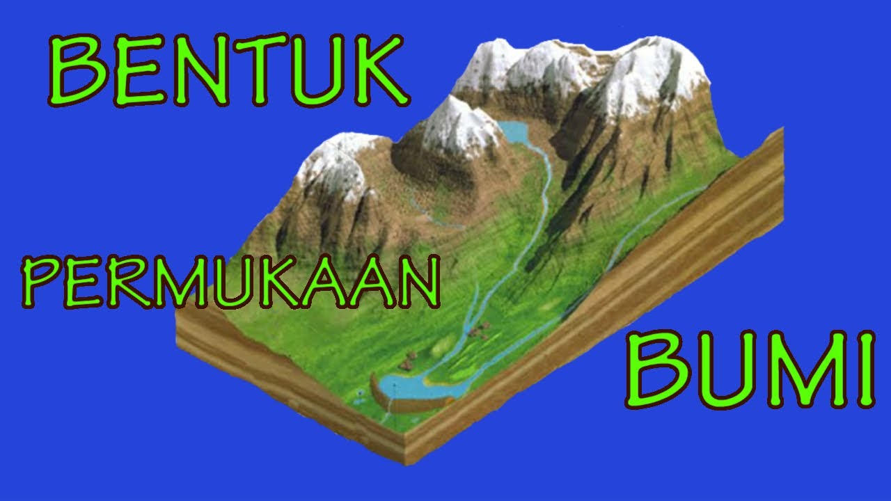 Bentuk Rupa Bumi Indonesia | Relief Bumi | Bentuk Muka Bumi Indonesia ...