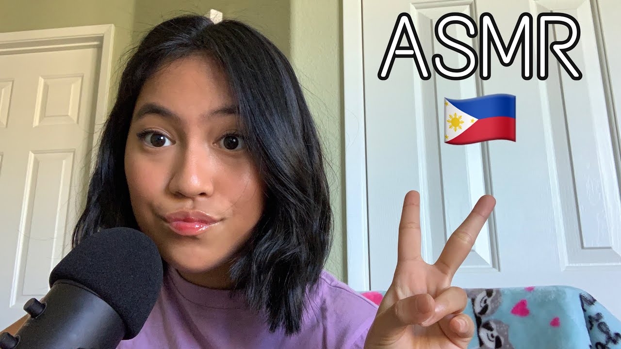 ASMR Tagalog Trigger Words 🇵🇭[hand movements, mouth sounds, whispering ...