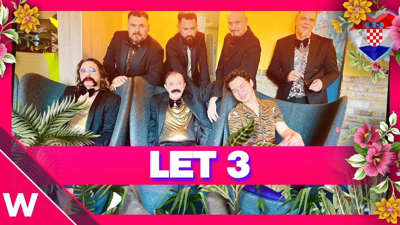 🇭🇷 Let 3 "Mama ŠČ!" INTERVIEW after Eurovision 2023 second rehearsal ...