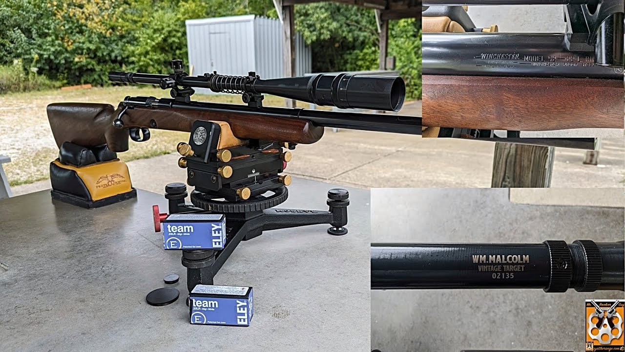 Hi Lux Malcolm 20X Target Scope and Winchester 52C: Vintage Legends ...