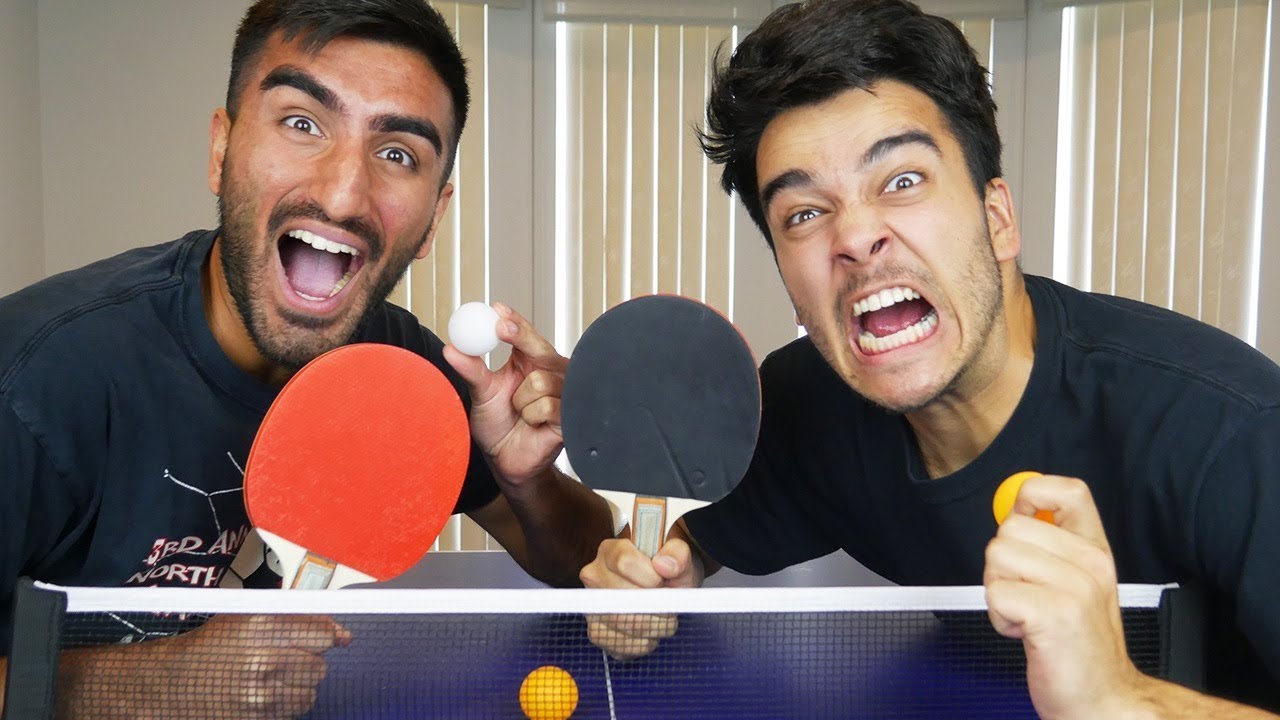 DARE PING PONG CHALLENGE (ft. Derek Gerard) - YouTube