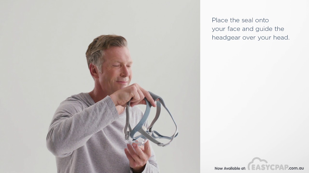 Fisher & Paykel Vitera CPAP Mask Fitting Guide - YouTube