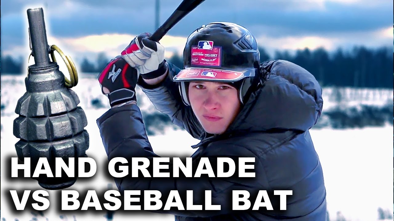 Crazy Russian! Can You Beat Off A Grenade With A Baseball Bat? - YouTube