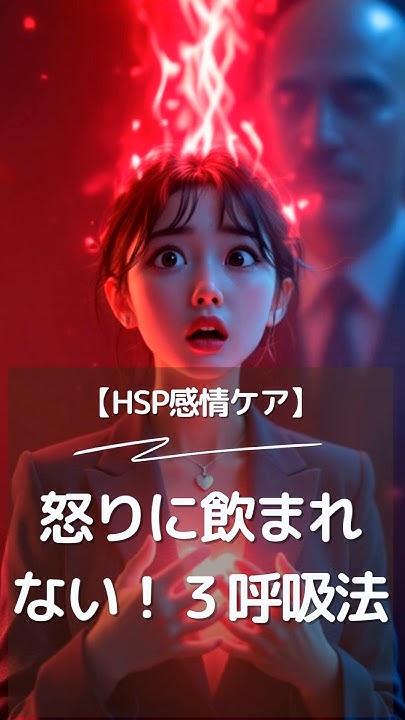 【HSP感情ケア】上司や同僚の強い感情表現に圧倒されるHSPへ｜その場で実践できる3ステップ内的スペース創出法で冷静さを保つ方法 #shorts #hsp #繊細さん - YouTube