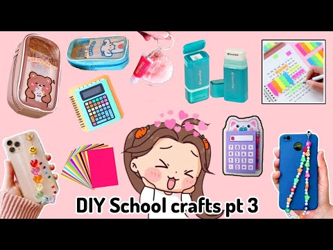 4 DIY School Crafts Ideas 💡/school crafts/paper crafts