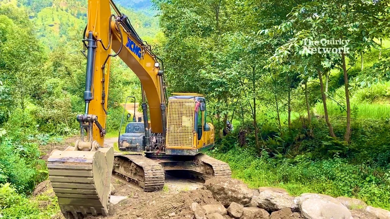 Clearing Obstacles: Bulldozer Operator's Effort in Removing Stones and ...