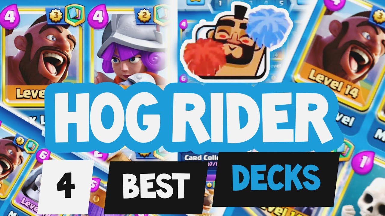 Hog Rider Best Decks 2022 | Clash Royale - YouTube