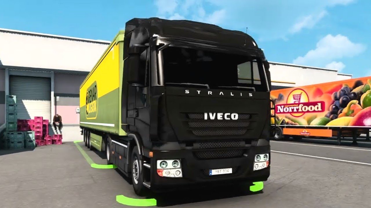 Trailer Reverse Parking | Euro Truck Simulator 2 - YouTube