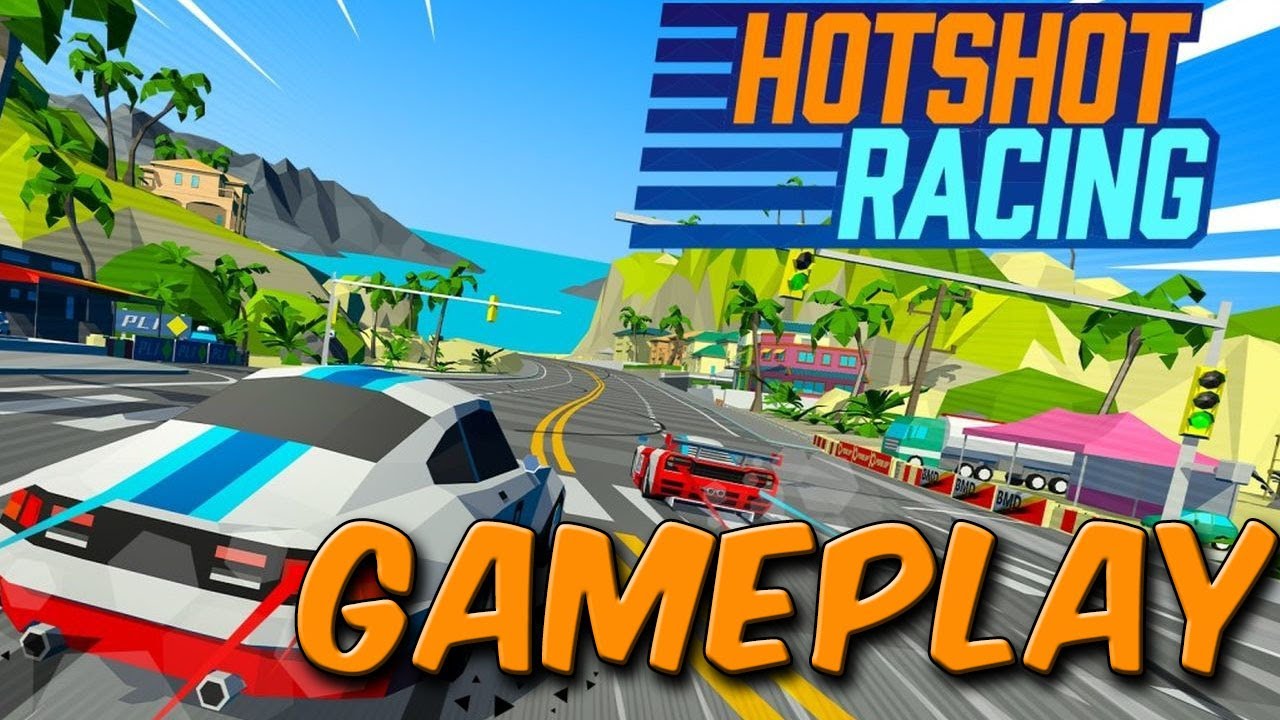 HOTSHOT RACING - GAMEPLAY (LOS AUTOS LOCOS) - YouTube