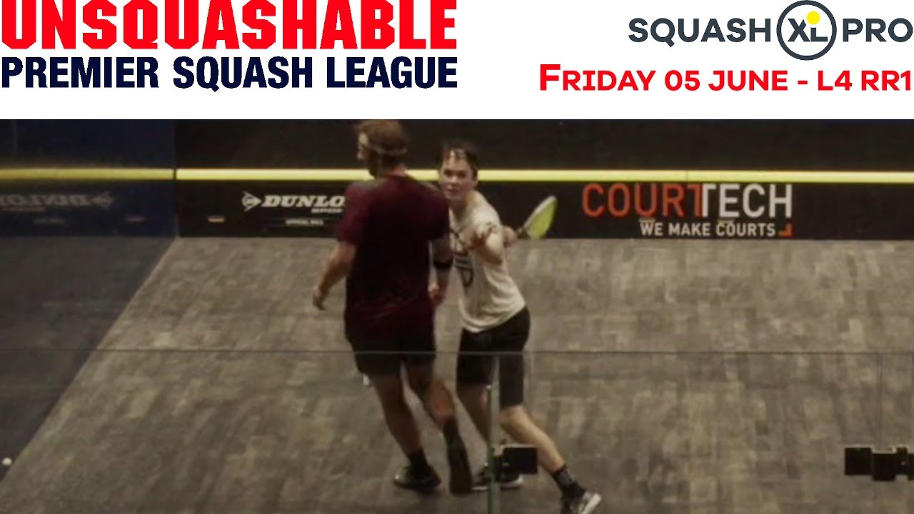 SQUASH MATCH - UNSQUASHABLE PREMIER LEAGUE 4 DIV1 | MICHAEL SHELTON ...