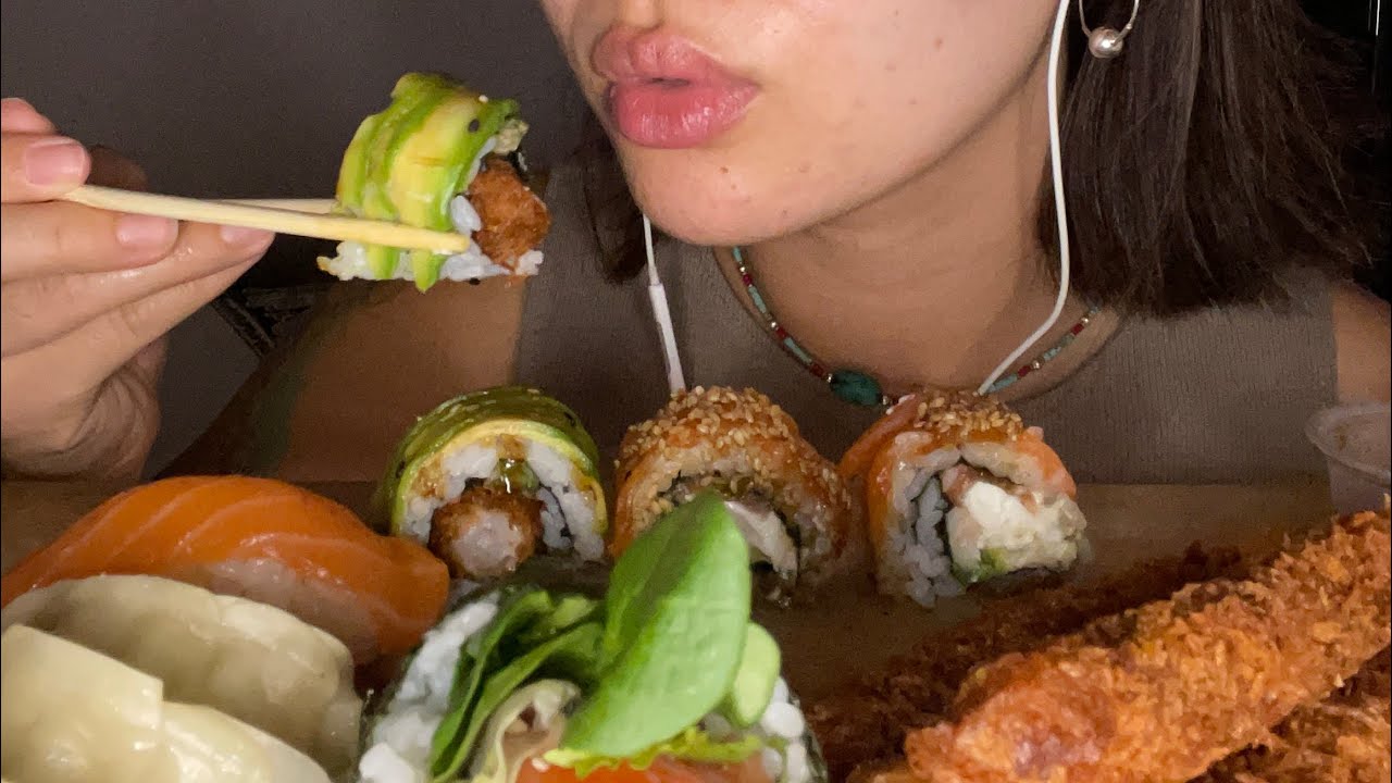 Asmr Mukbang Sushi 🍱 Youtube