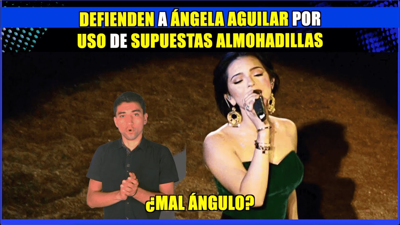 Defienden a Ángela Aguilar por uso de supuestas almohadillas...😳 ¿Mal ...