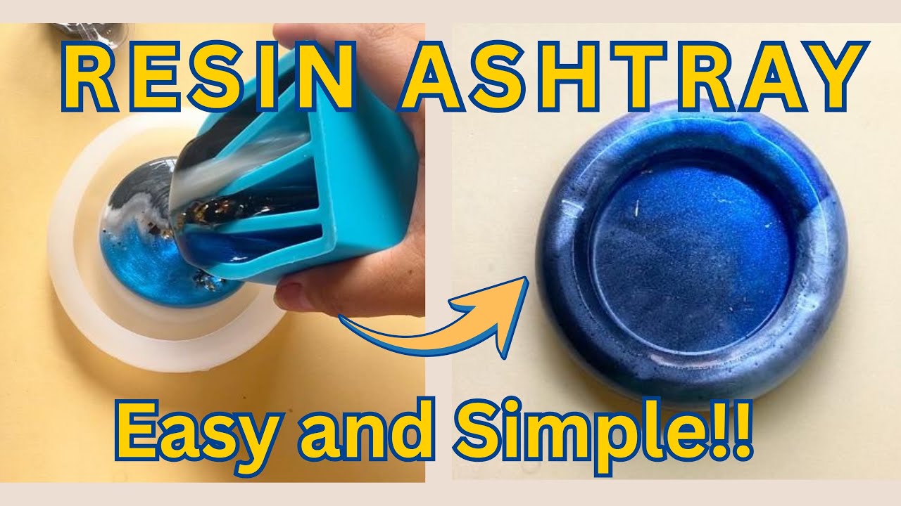 DIY Resin Ashtray – My First Try (Beginner-Friendly) - YouTube