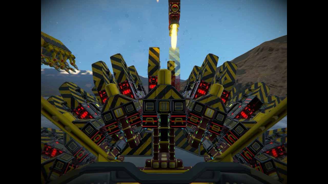 Space Engineers Missile Launcher Prototype - YouTube