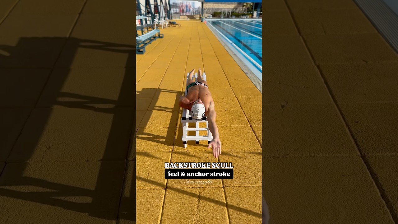 Try this scull drill to improve your backstroke catch and torso ...