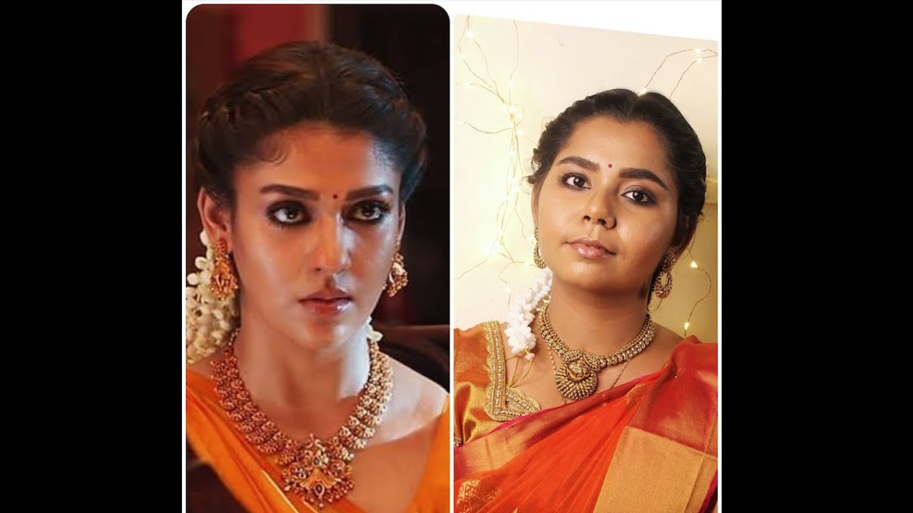 NAYANTHARA MAKEUP TUTORIAL | AIRAA MOVIE | SOUTH INDIAN BRIDAL MAKEUP ...