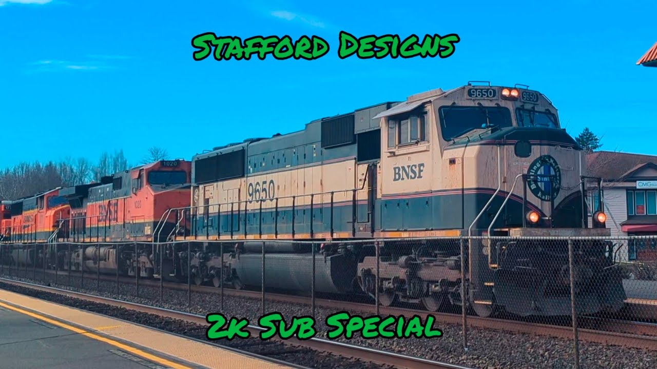 (2k Sub Special) BN Executive/Grinstein Green SD70MAC Compilation - YouTube