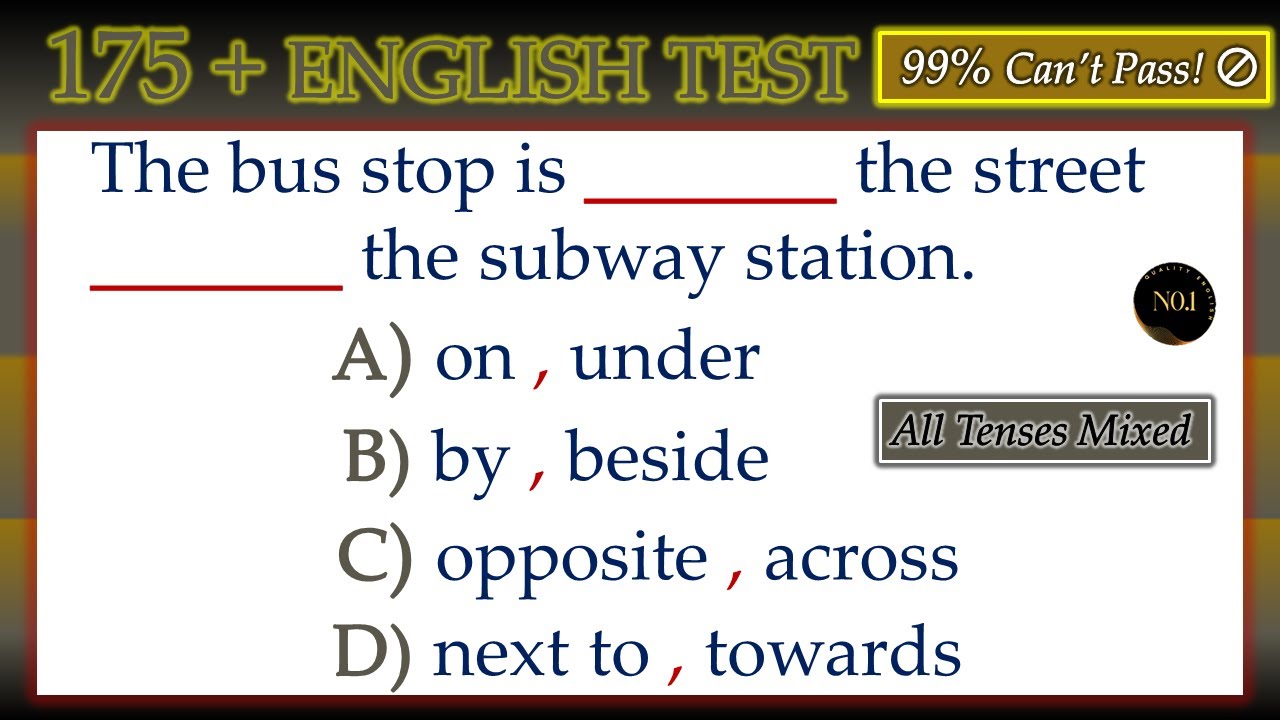 🚀175 + Grammar Questions | Full Practice English Grammar Test Everyone ...