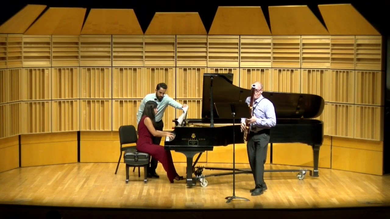 Theofanidis Basson Concerto, Albie Micklich and Sharon Villegas. - YouTube