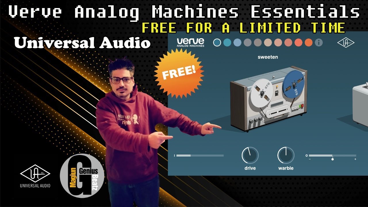 Universal Audio - Verve Analog Machines Essentials (GRATUITO x TIEMPO ...