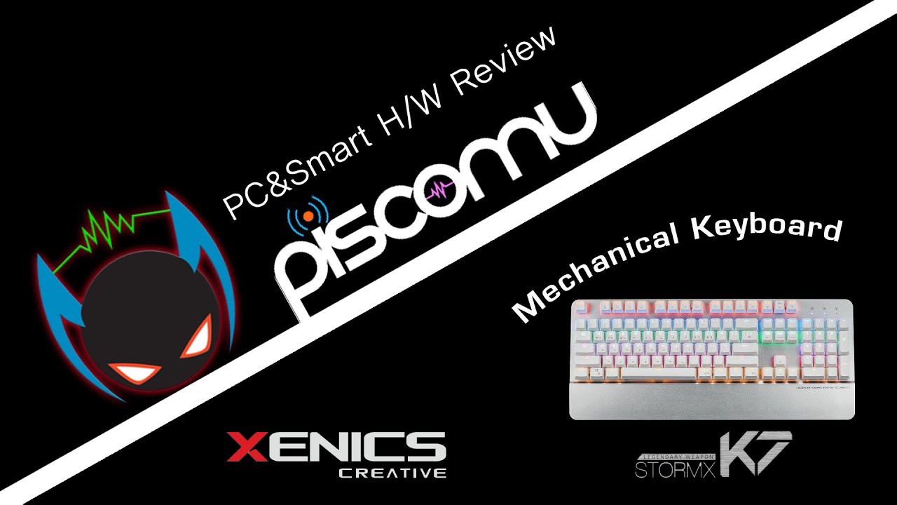 Xenics STORMX K7 Mechanical Keyboard - Backlight Function - YouTube