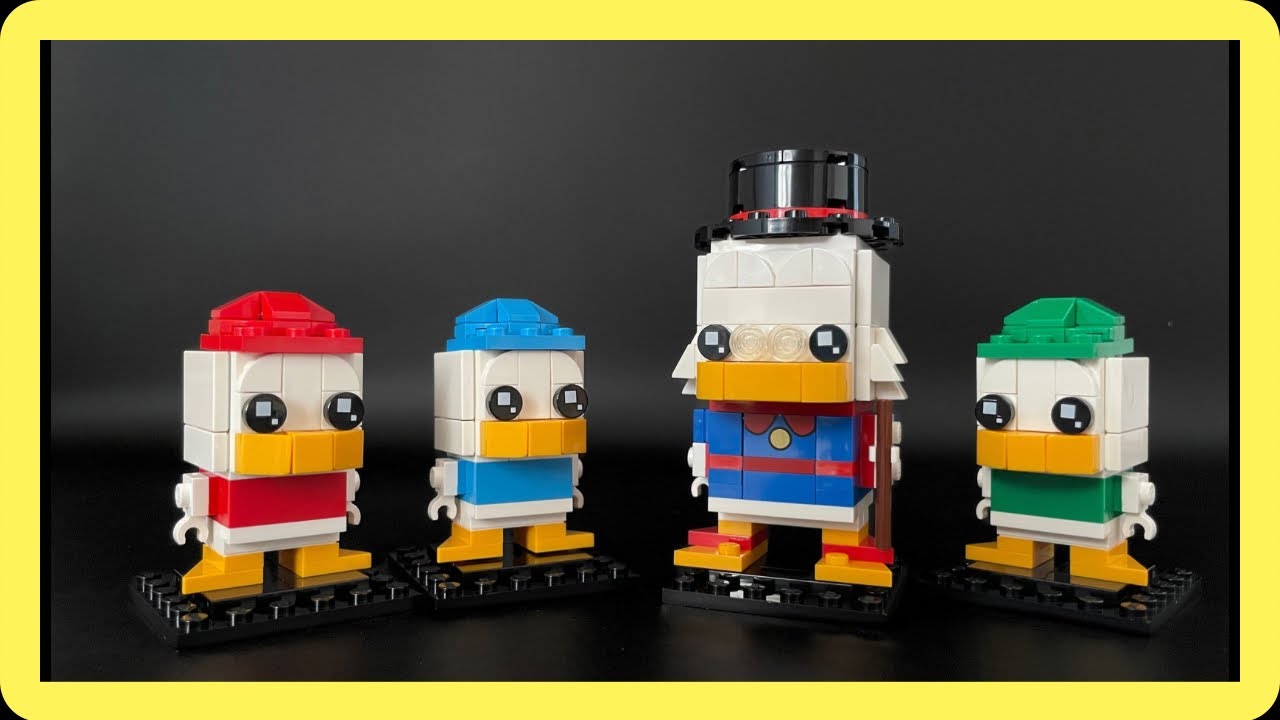 LEGO Building - Scrooge McDuck, Huey, Dewey & Louie Brick Headz ...