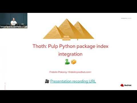 pulp-pypi-sync-job: Pulp Python package index integration - YouTube