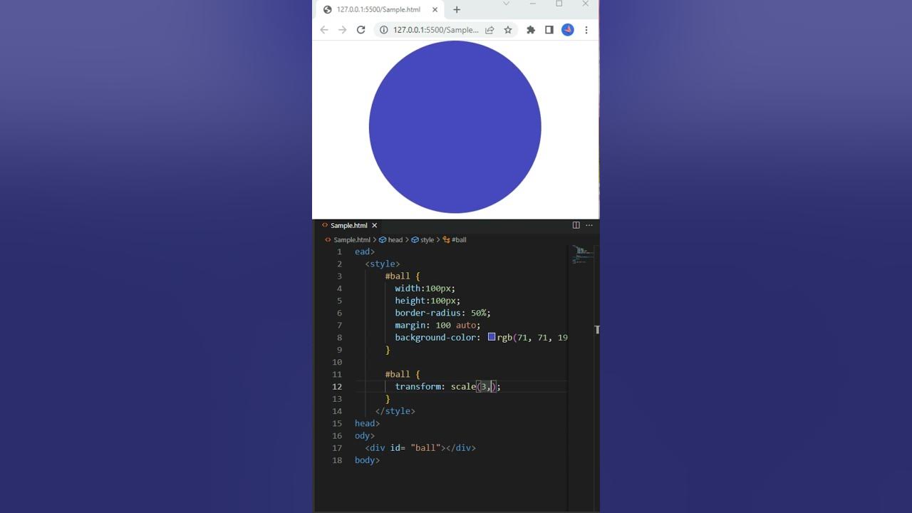Css Transform Scale Property Youtube