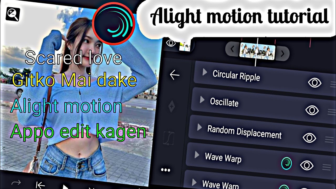 Scared love, gitko Mai dake Alight motion appo edit kagen - YouTube
