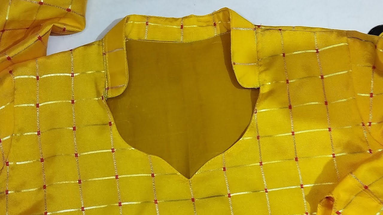 half collar making a lining suit!how to stitch half collar!suit mein ...