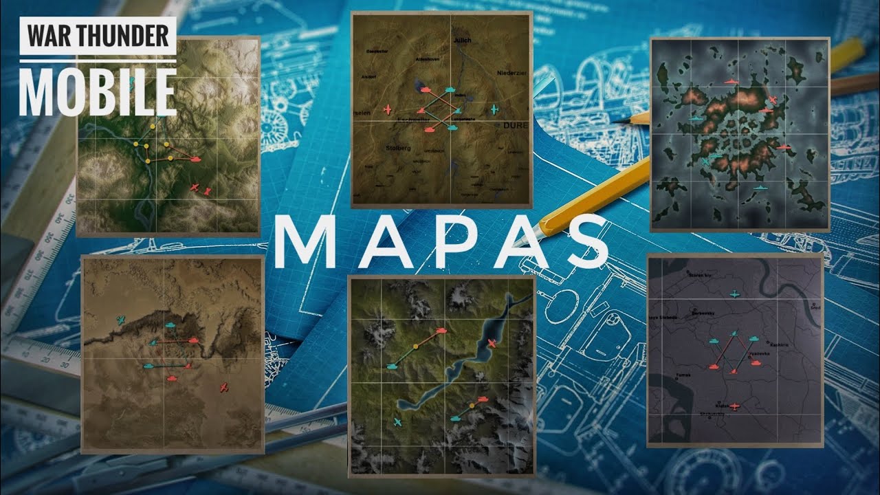 WAR THUNDER MOBILE /// GUIA DE MAPAS (PARTE 1) - YouTube