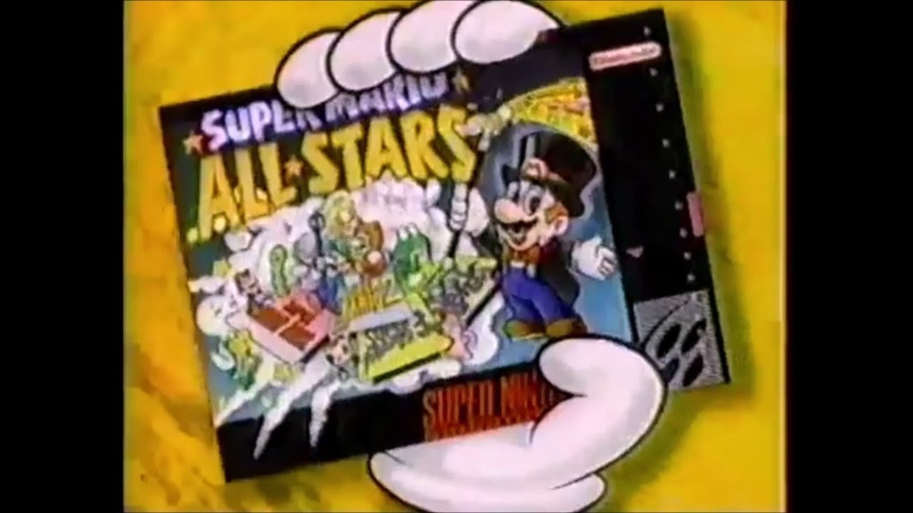 1993 Super Mario All Stars SNES Commercial - YouTube