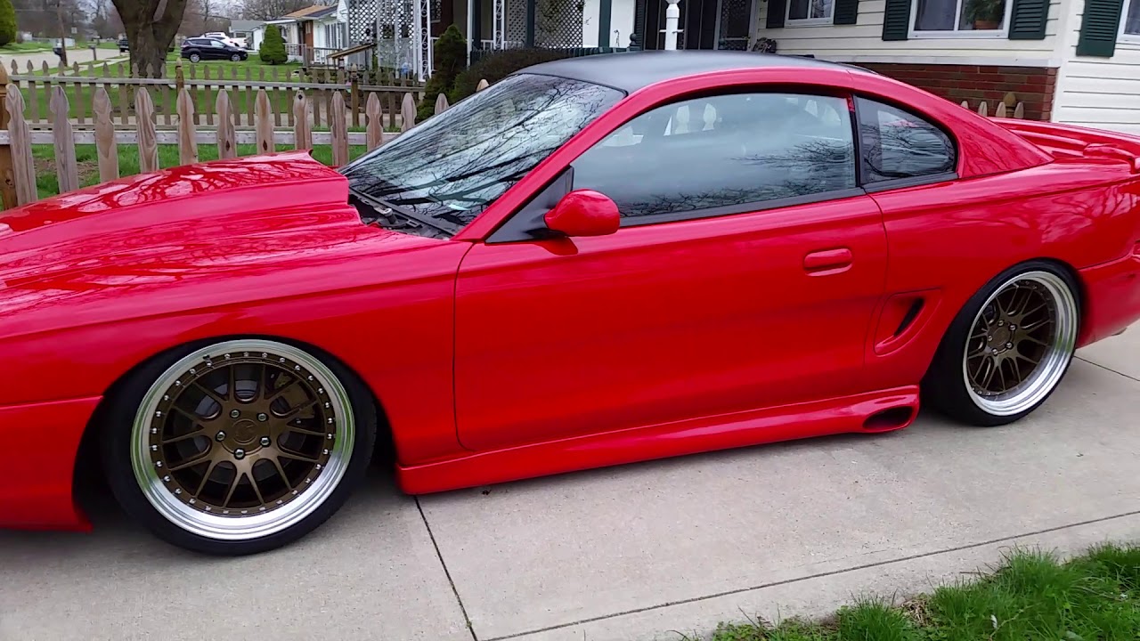 Fresh race red paint on the sn95. - YouTube