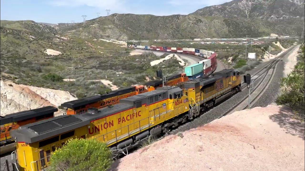 Must See! Power Plays Compilation. 4/9 - 4/16/2023. Cajon Pass Railway Fans! Feat Sullivan's ...