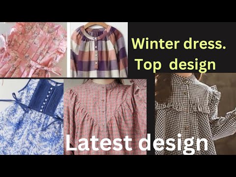 Latest winter dress desigen, trending top ideas for girls/Top style# ...