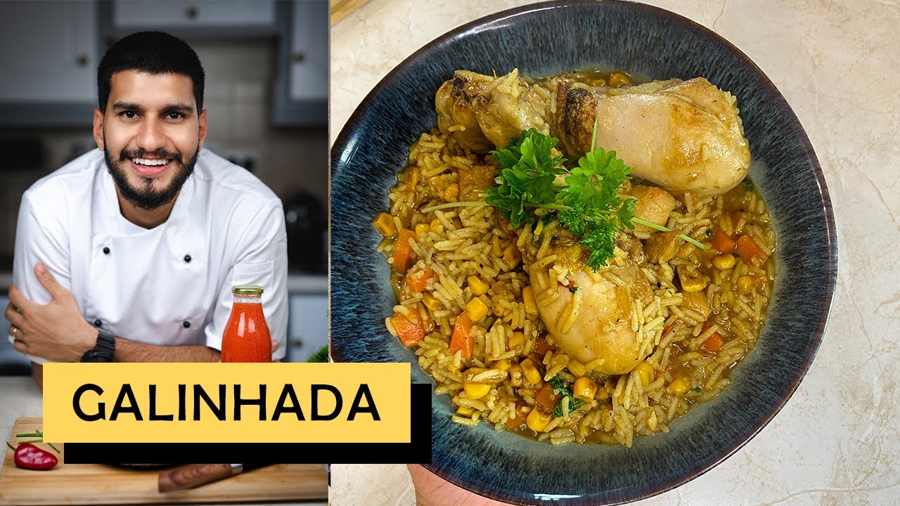 HOW TO MAKE GALINHADA A TRADITIONAL DISH FROM BRAZIL | LUCAS CAVALCANTE ...