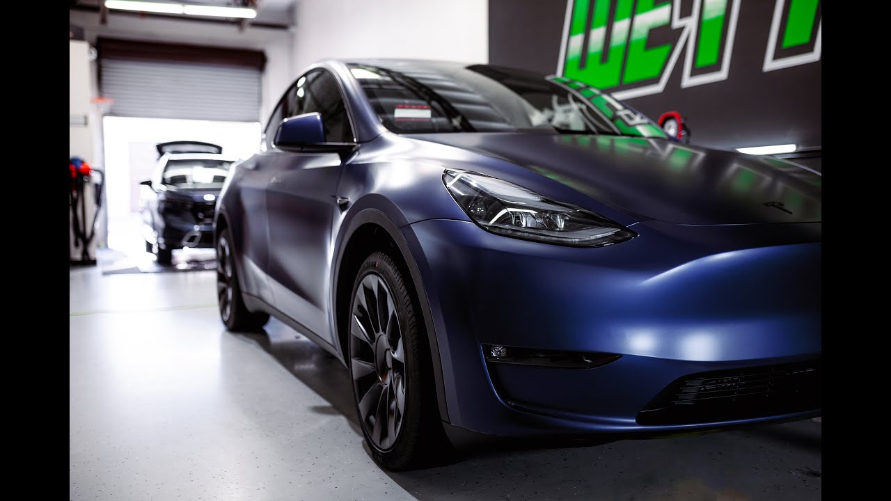 Stealth Paint Protection Film on a Tesla Modely Y by Wet Paint Auto ...