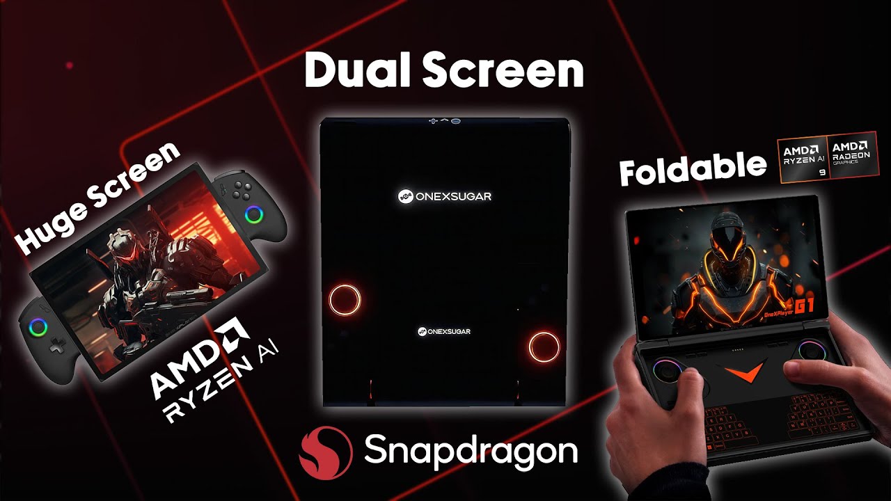 Onexplayer's New Dual Screen Handheld Looks Crazy! - YouTube