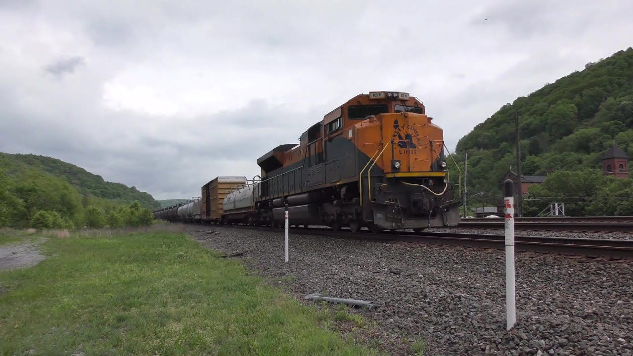 Norfolk Southern - Pittsburgh Line - Johnstown, PA - YouTube
