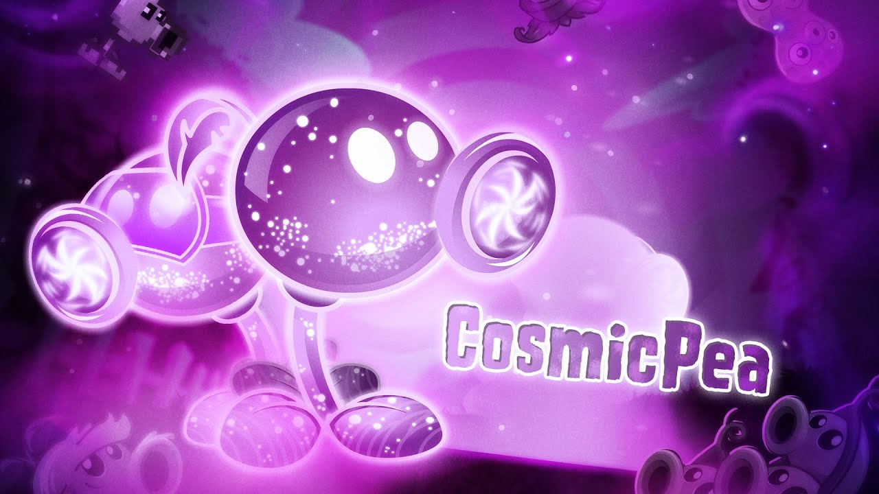 Double Strike! CosmicPea concept design but PvZ2 - YouTube