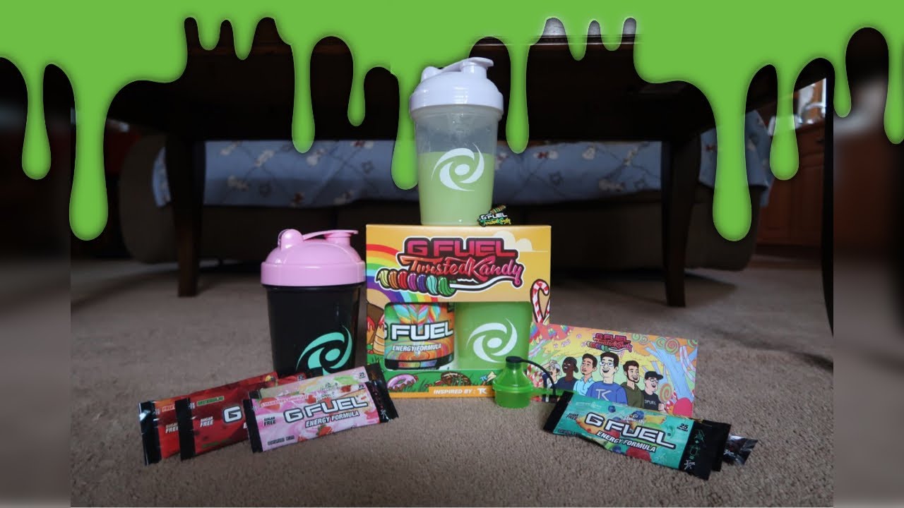 Twisted Kandy GFuel Taste Test! (TK Collectors Box) - YouTube