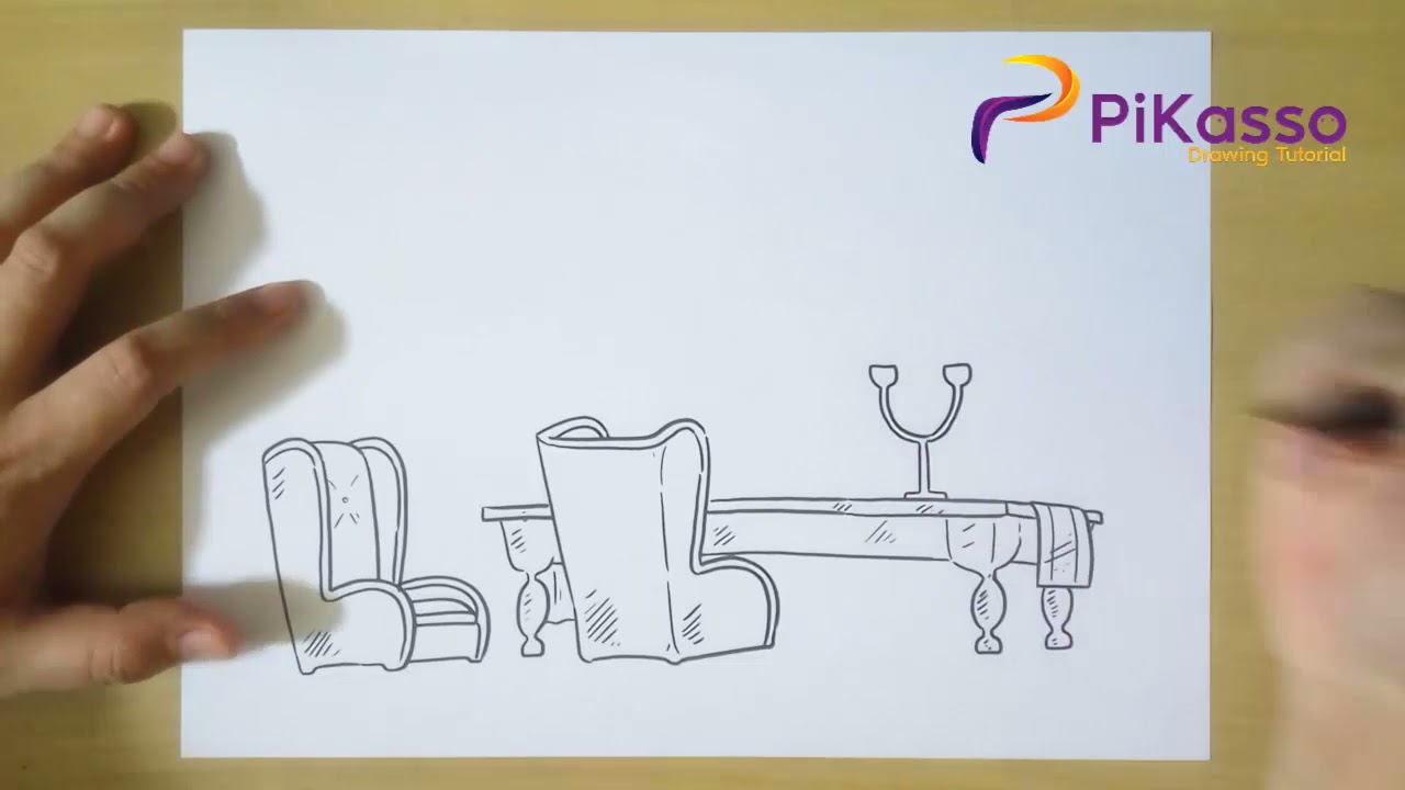 How to Draw Feast Table with Food in Castle Dining Room Set - YouTube