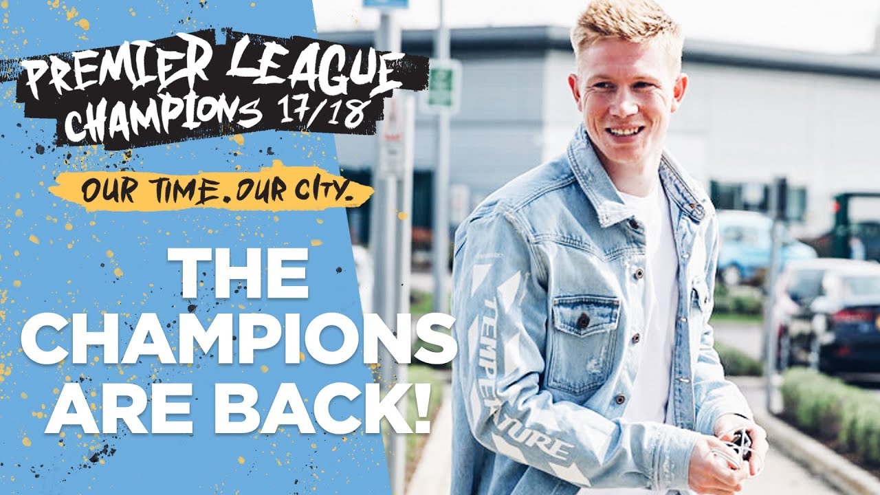 PLAYERS BACK IN TRAINING! | First session as Premier League Champions ...