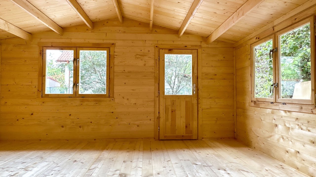 Case din lemn de Pin Nordic de la Udis Homes l Model Tisa - YouTube