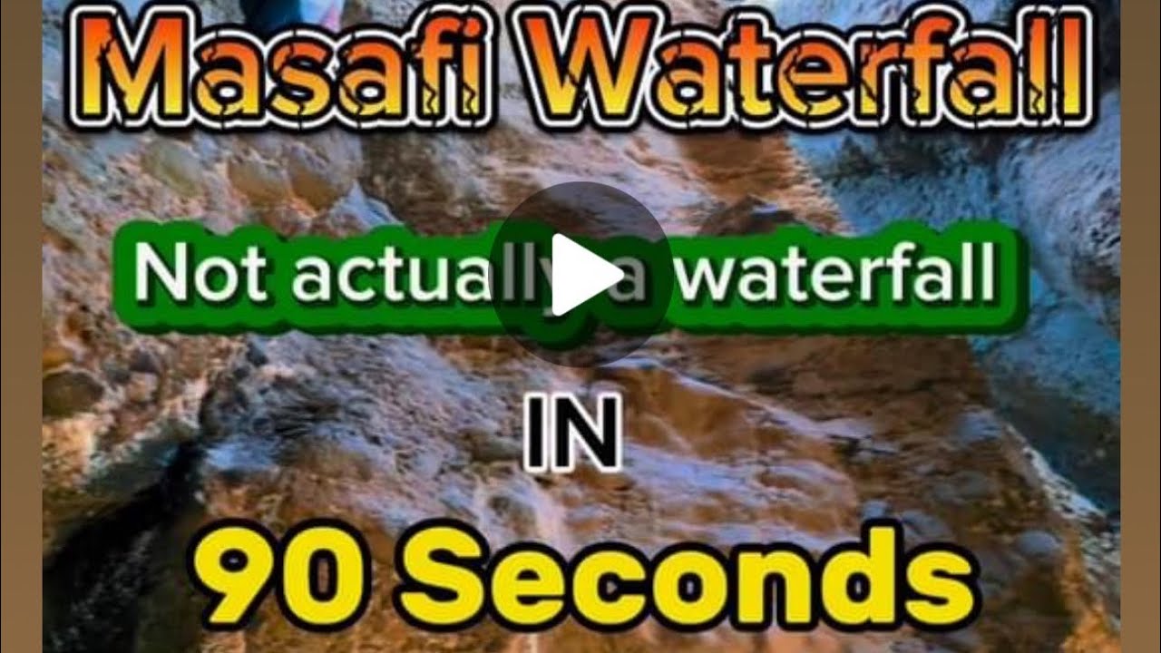 Vlog 27 - Masafi Rain Waterfall (not actually a waterfall) - YouTube